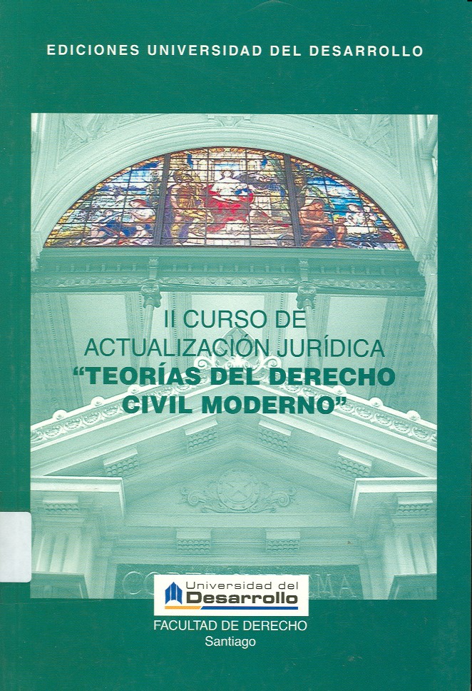 "Teorías del derecho civil moderno" : curso de actualización jurídica ...
